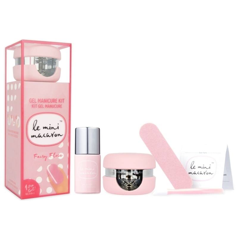 Le Mini Macaron Gel Manicure Kit - Fairy Floss